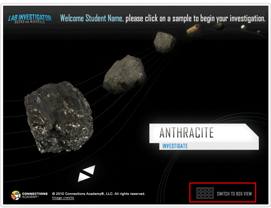 Lab Investigator: Rocks and Minerals