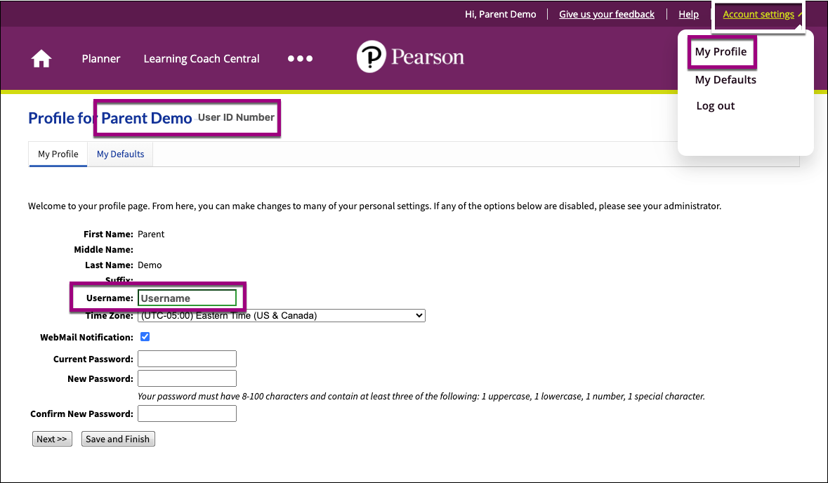 What is My Username and User ID Number?